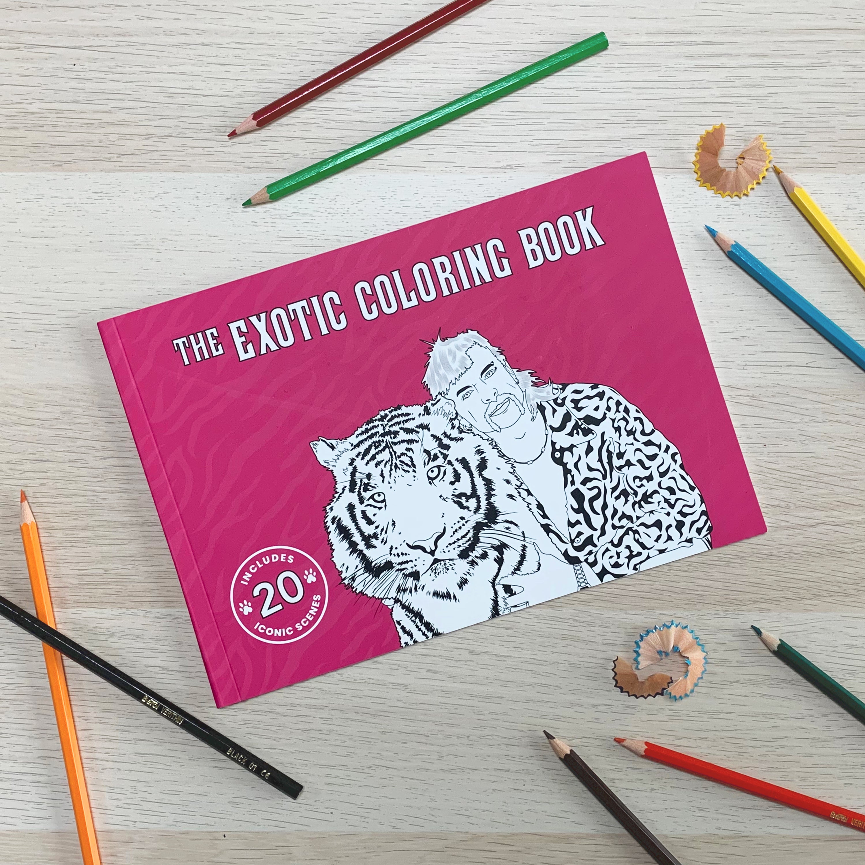 exotic coloring book