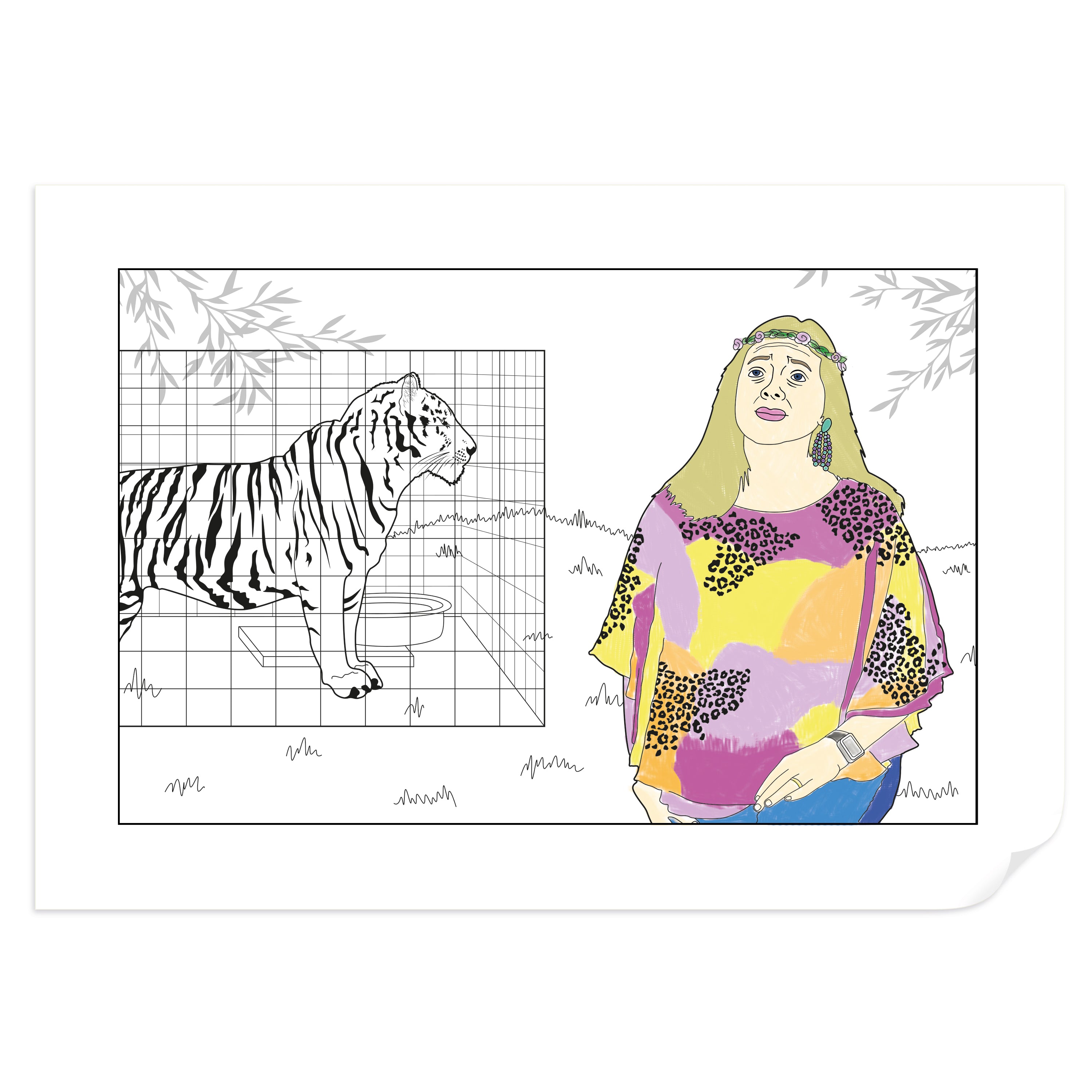 exotic coloring book